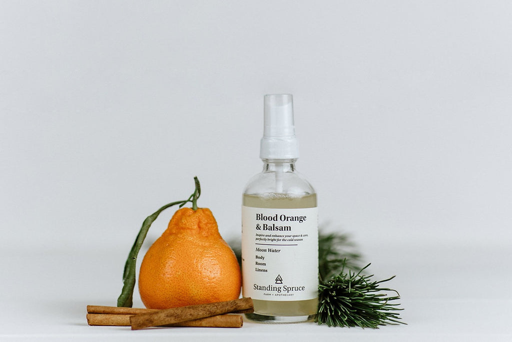 Blood Orange & Balsam Room and body mist – Standing Spruce