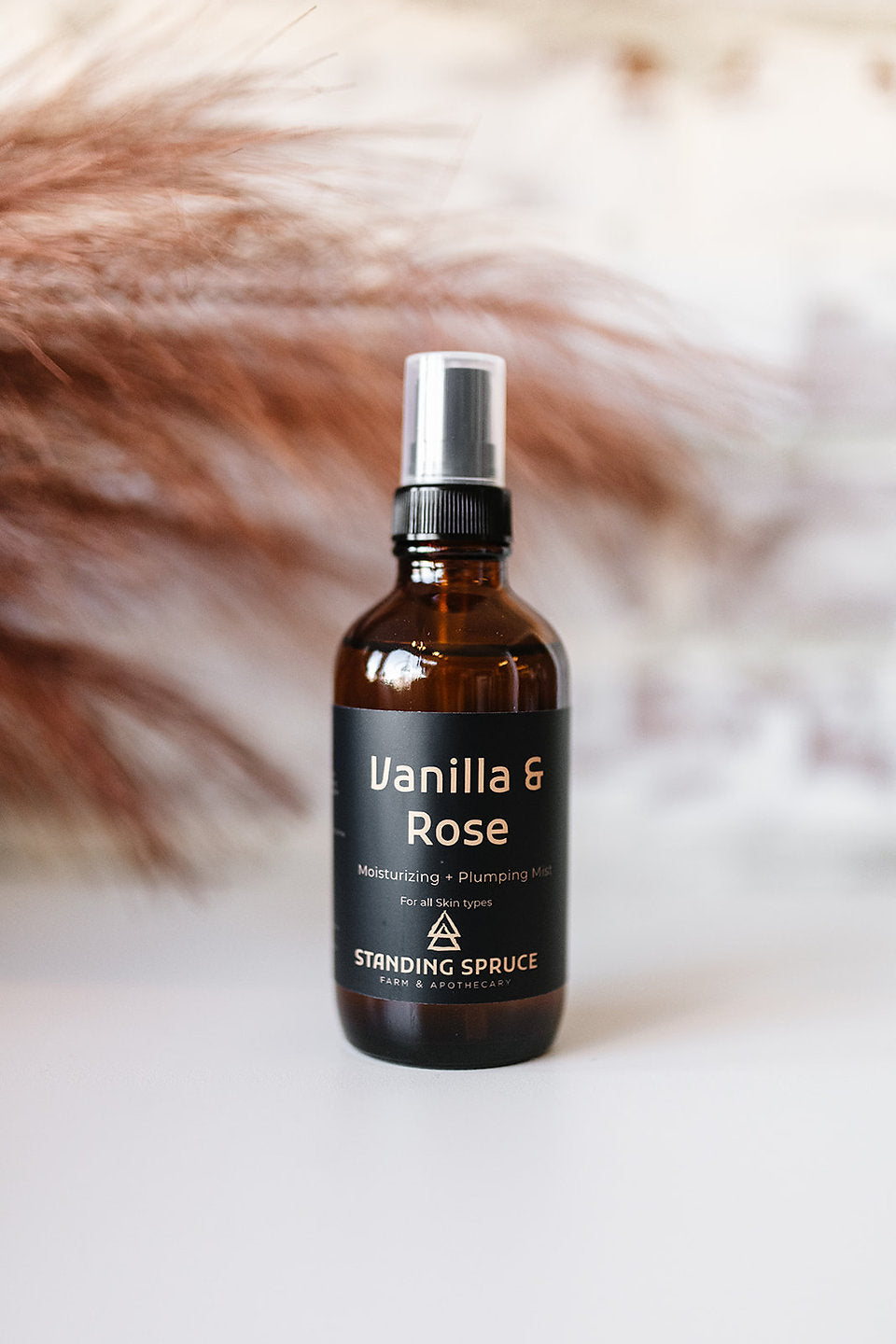 Vanilla & Rose moisturizing + plumping mist – Standing Spruce